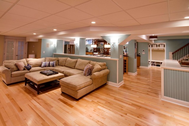 Finished Basement Traditional Basement Boston By Two Storey
