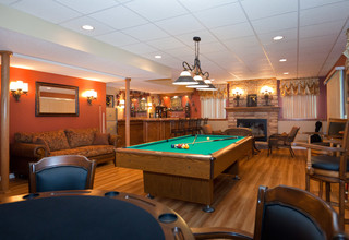 Finished Basement w/Game Room (Manchester, CT) - Craftsman - Basement ...