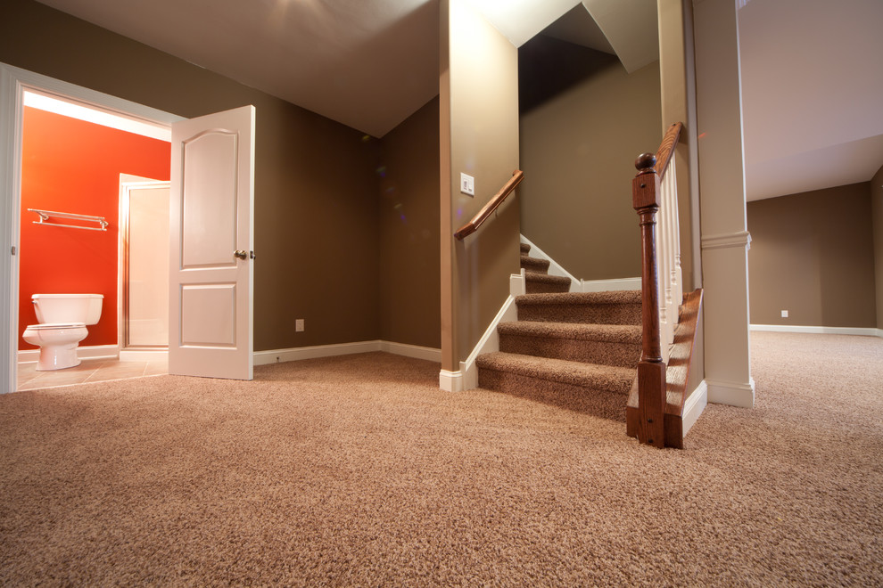 Finished Basement - West Chester PA - Traditional - Basement ...