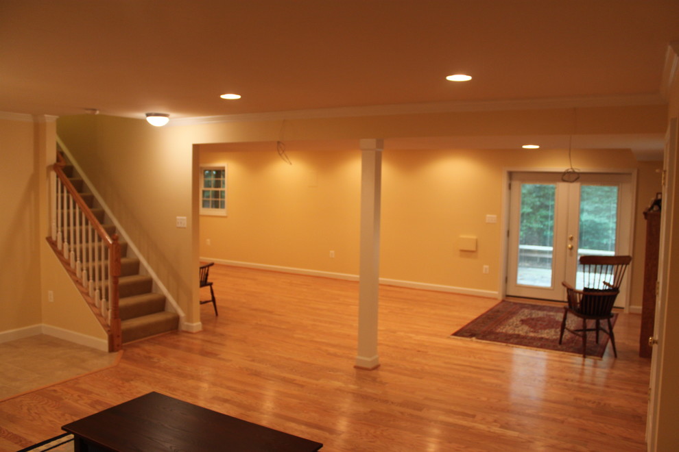Finished Basements: Blue Moon Construction - Traditional - Basement ...