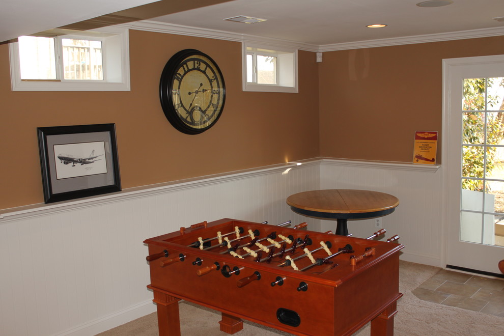 Finished Basements: Blue Moon Construction - Traditional - Basement ...