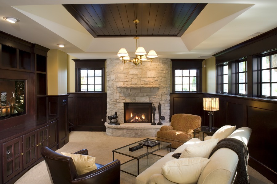 Finished Basements - Traditional - Basement - Chicago - by Ed Saloga ...