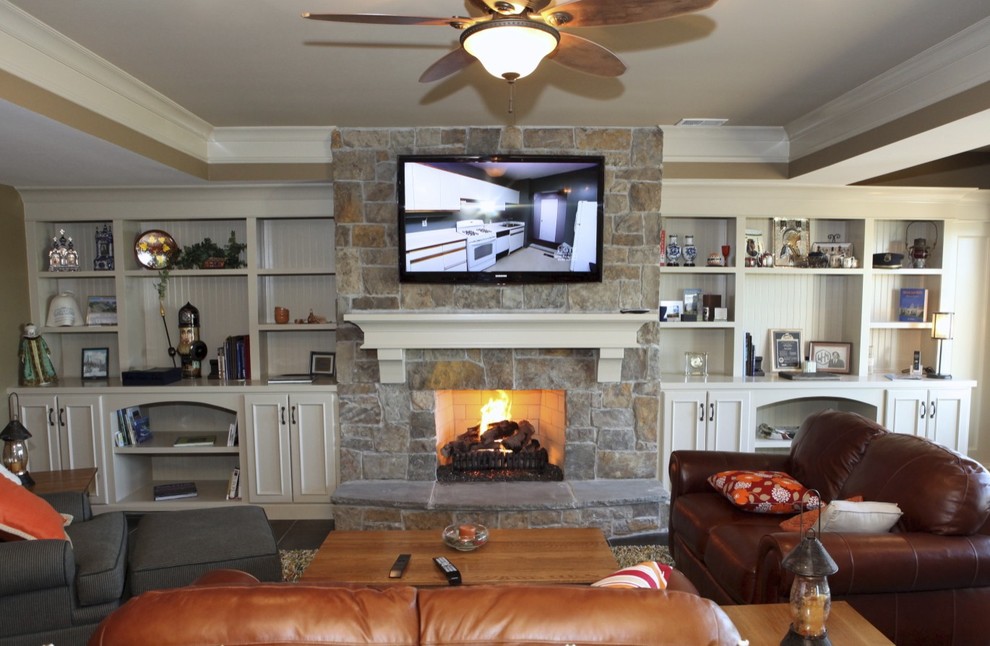 Finished Basements - Traditional - Basement - Chicago - by Ed Saloga ...
