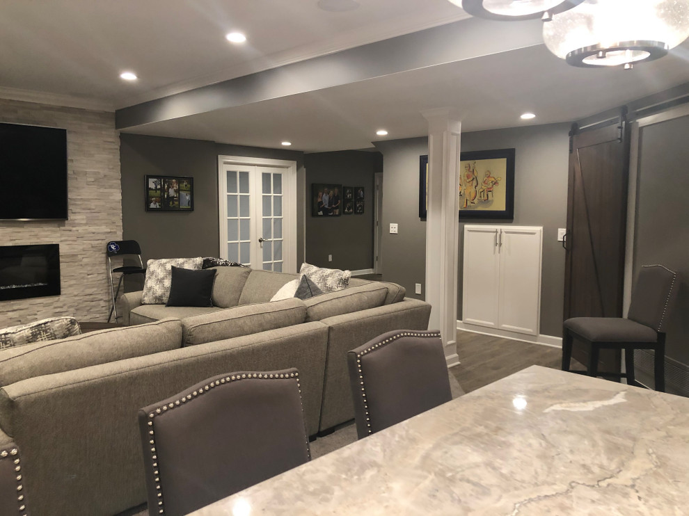Finished Basements - Novi - Basement - Detroit - by Majestic Home ...