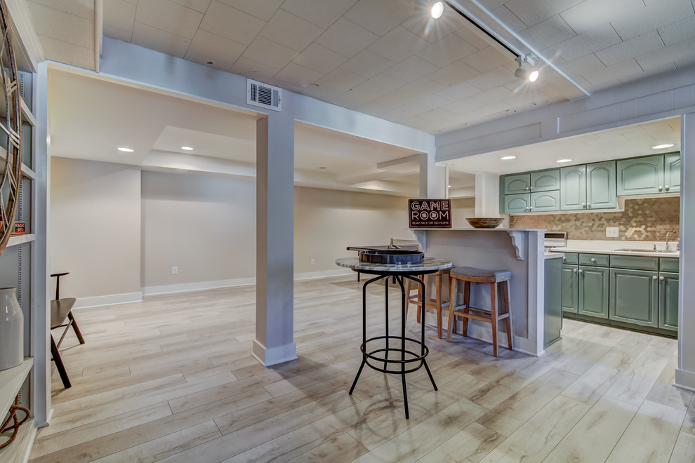 Full Home Renovation - Transitional - Basement - Atlanta - by Royal ...