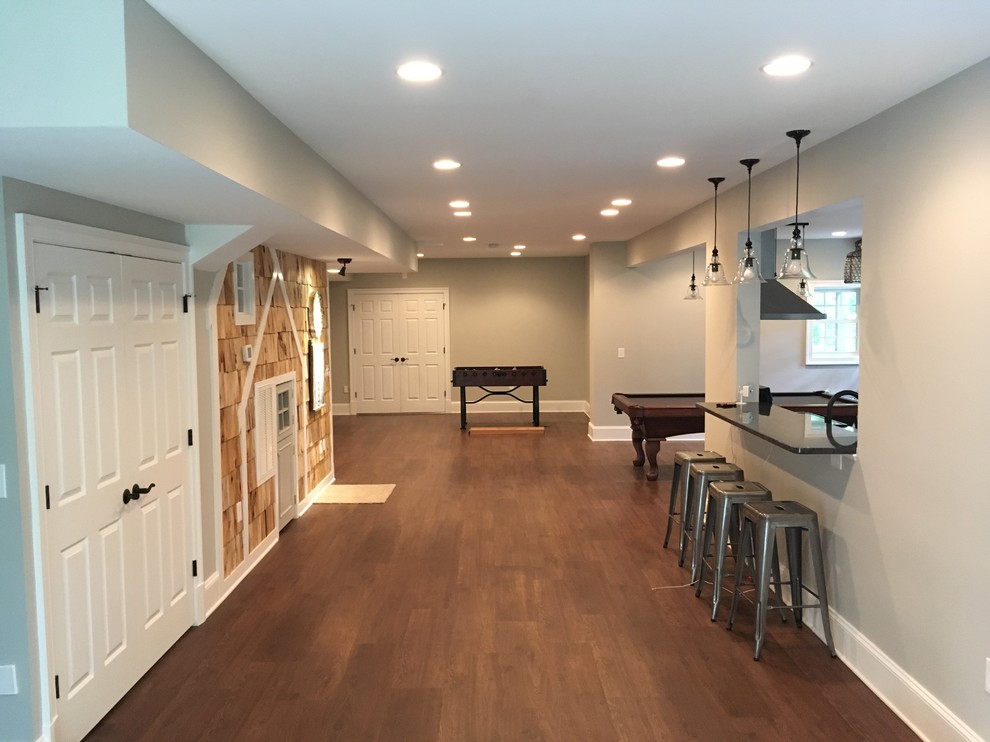 Fun Family Basement - Farmhouse - Basement - DC Metro - by HIVEX ...