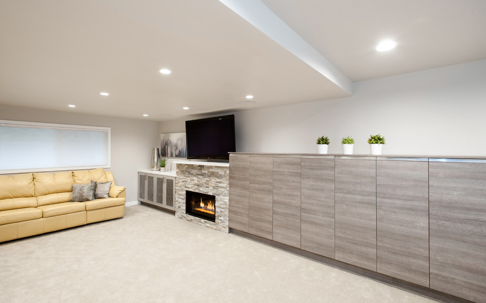 Functional Upgrades in Basement – Newcastle, WA - Contemporary ...