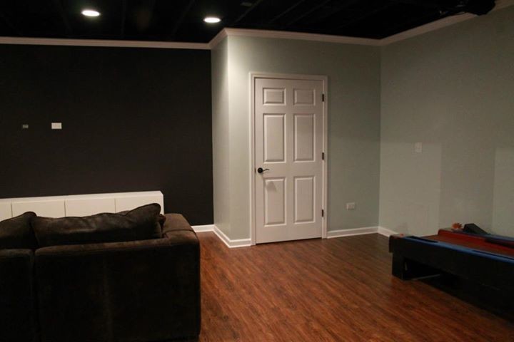 Grayslake basement project - Modern - Basement - Chicago | Houzz