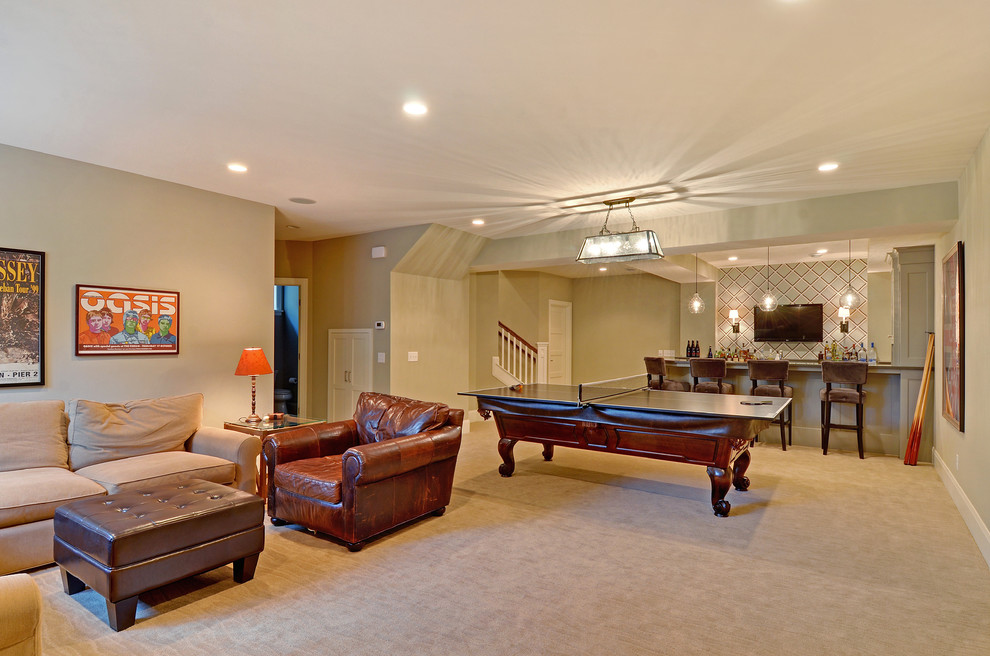 Great Neighborhood Homes - Contemporary - Basement - Minneapolis - by ...