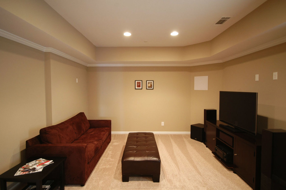 Green Basements & Remodeling - Basements - Transitional - Basement ...