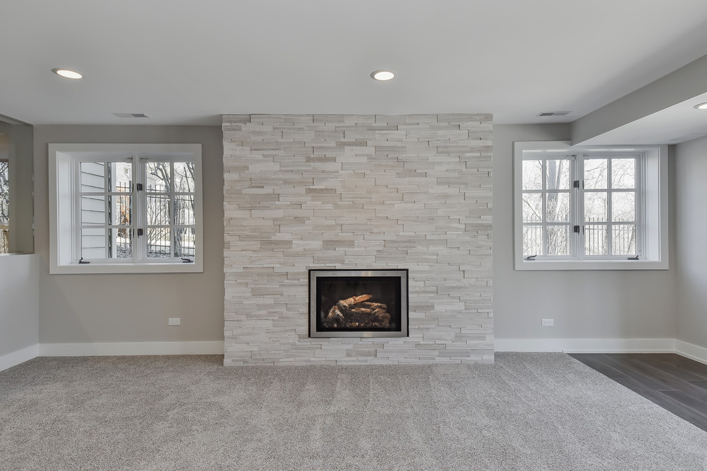 Basement Remodel - Modern - Basement - Nashville - by Sebring Design ...