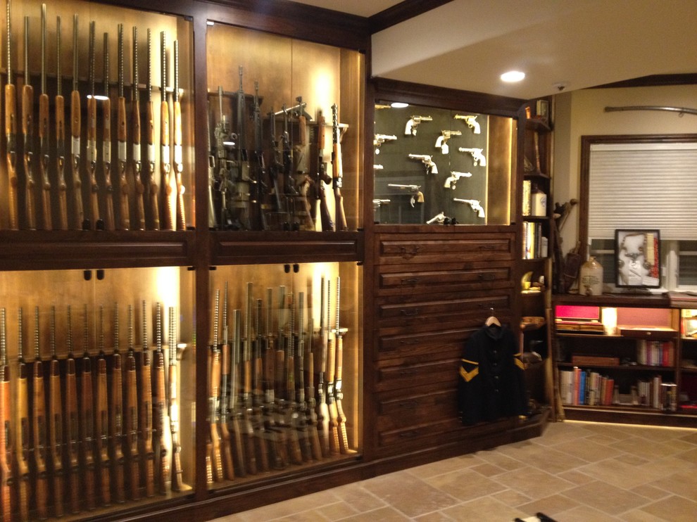 Gun Room - Traditional - Basement - Denver - by Enoch Choi Design ...