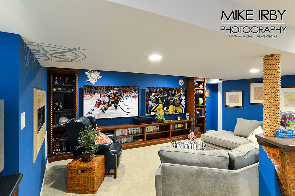 Harth Builders - Transitional - Basement - Philadelphia - by MIKE IRBY ...