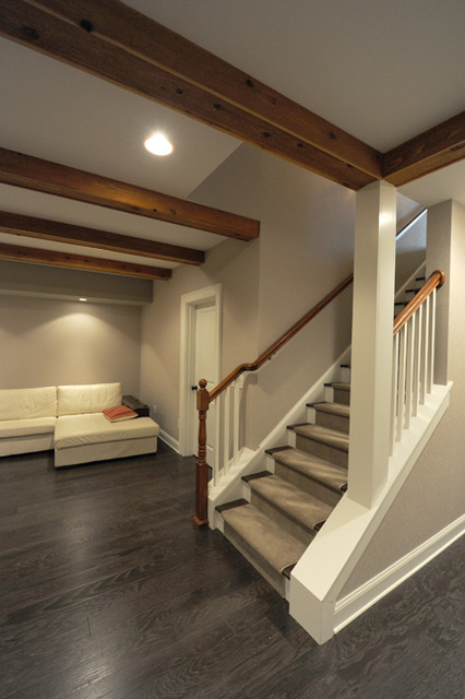 Heirloom Design Build: Modern Basement Renovation - Contemporain - Sous ...