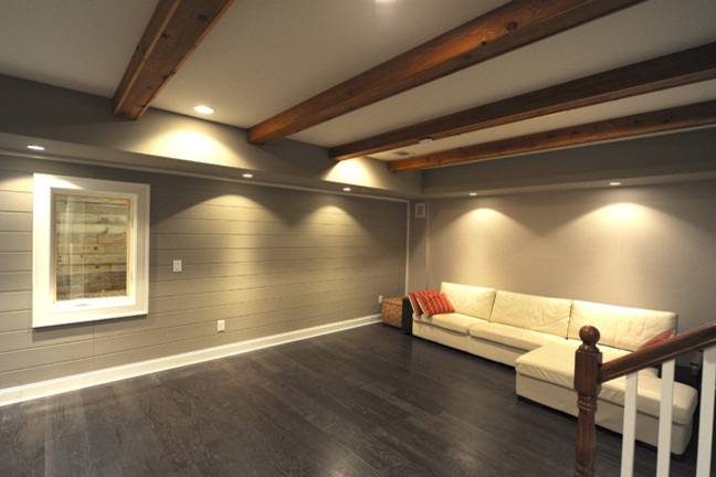 Heirloom Design Build: Modern Basement Renovation - Contemporary ...