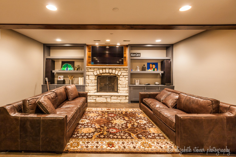 Holmes Basement - Traditional - Basement - Chicago - by Hyland Homes ...