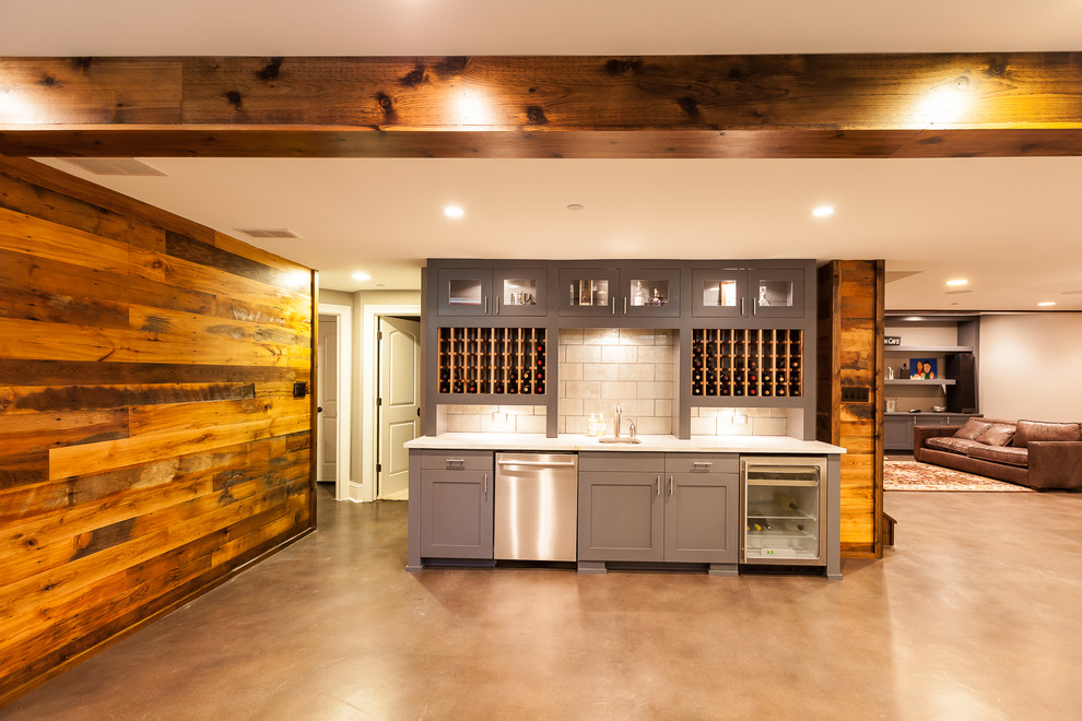 Holmes Basement in Clarendon Hills - Industrial - Basement - Chicago ...