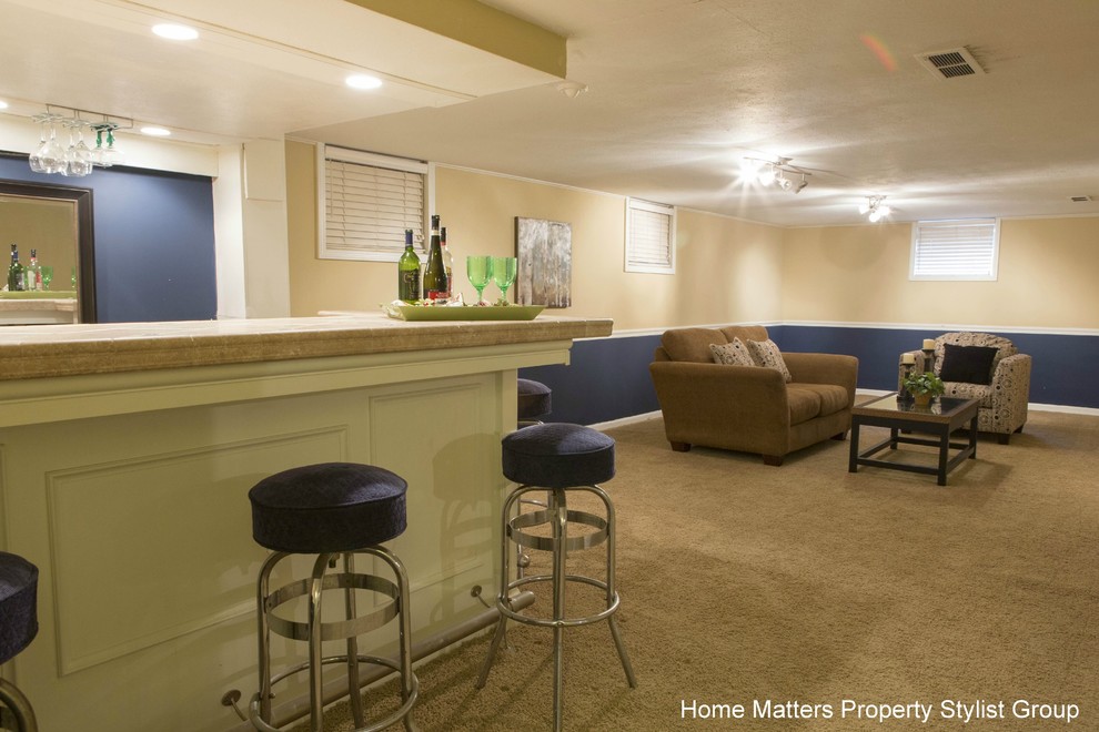 Home just staged at 8444 N. Meridian Street, Indianpolis, IN 46260 ...