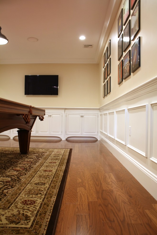 Ice House Road Basement Remodel - Traditional - Basement - Boston - by ...