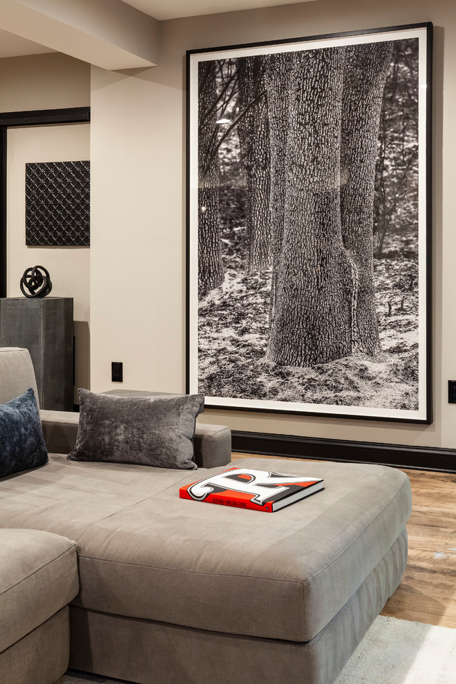 Industrial Style Basement Remodel - Industrial - Basement - Baltimore ...