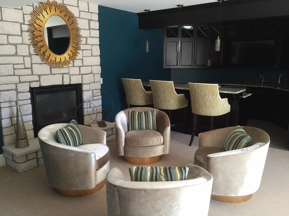 Interior Design Gallery - Eclectic - Basement - Chicago - by These Four ...