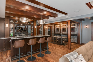 Inver Grove Heights Basement - Traditional - Basement - Minneapolis ...