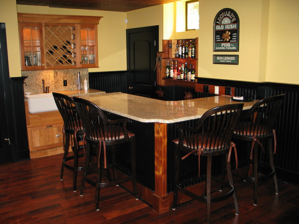 Irish bar in the basement - Traditional - Home Bar - New York - by MCW ...
