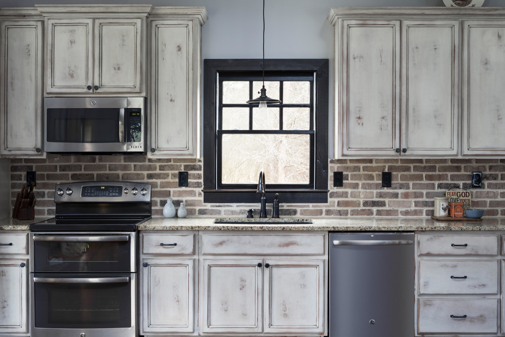 Ironworks Thin Brick Basement - Georgia - Rustic - Kitchen - Other - by ...
