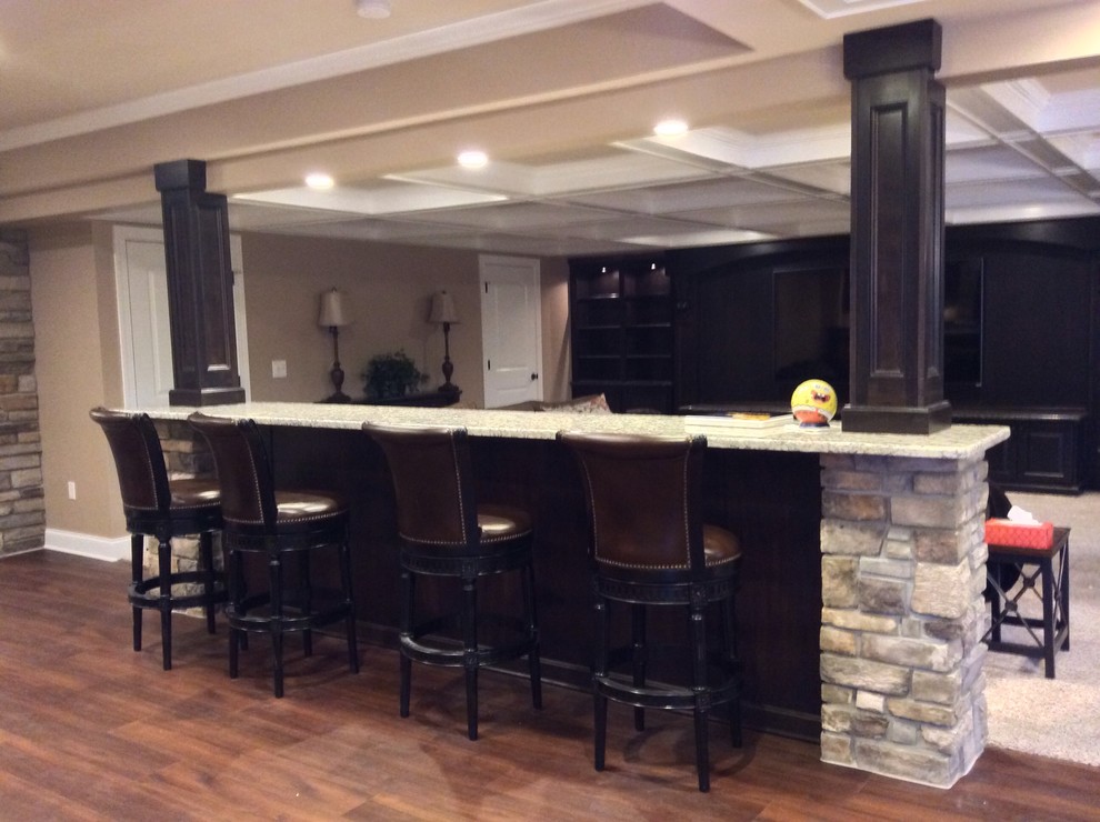 Island Lakes Novi - Traditional - Basement - Detroit - by Majestic Home ...