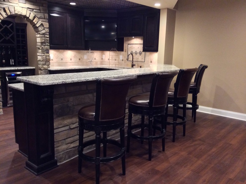 Island Lakes Novi - Traditional - Basement - Detroit - by Majestic Home ...