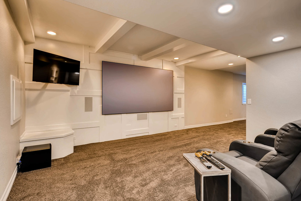 Isle Basement - Basement - Denver - by D&G Construction | Houzz