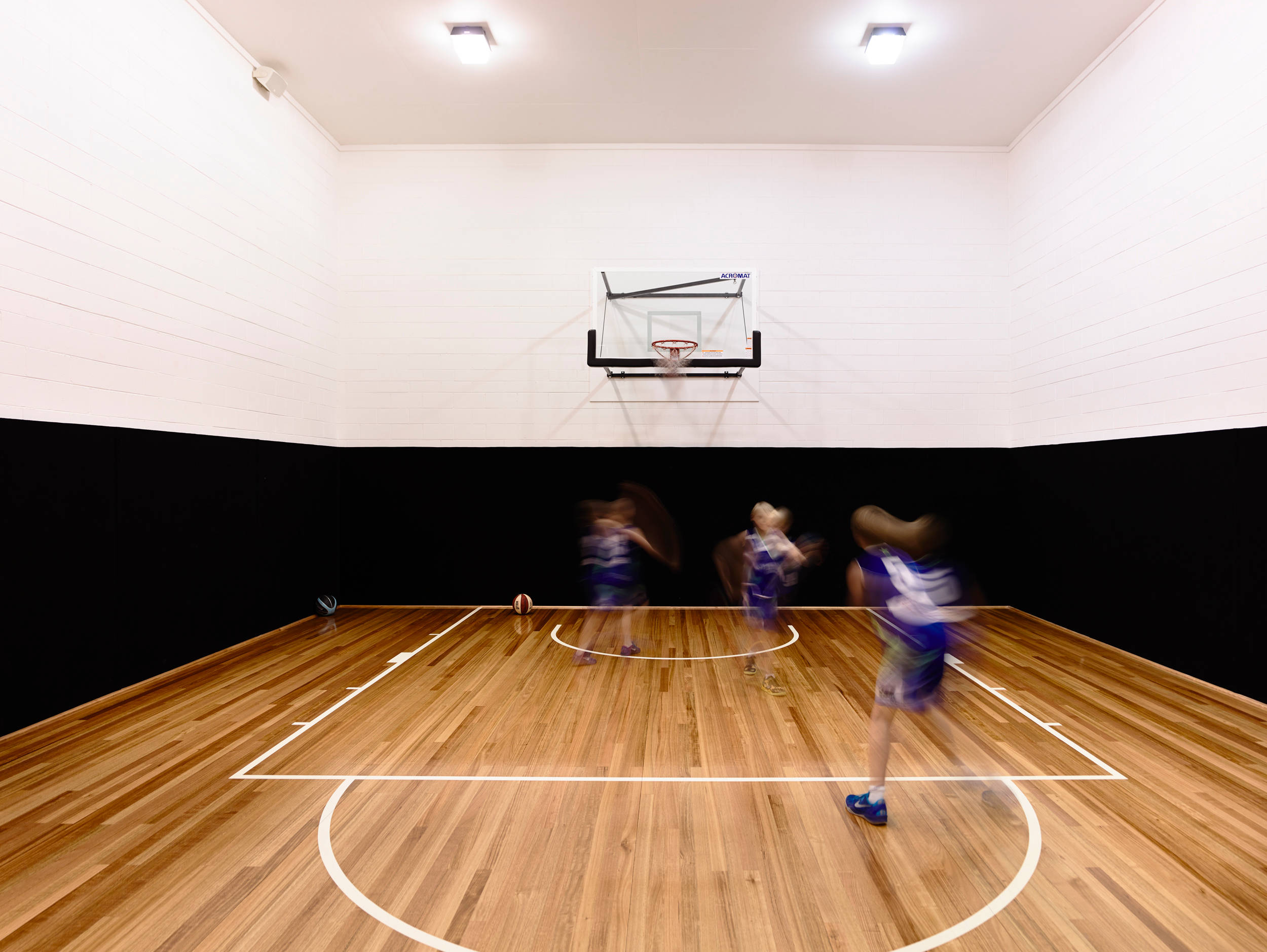 Basement Basketball System