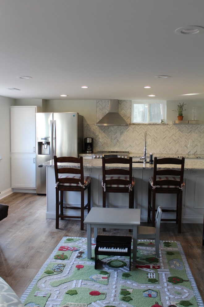 Ladue- finished basement remodel - Basement - St Louis - by Grand Home ...