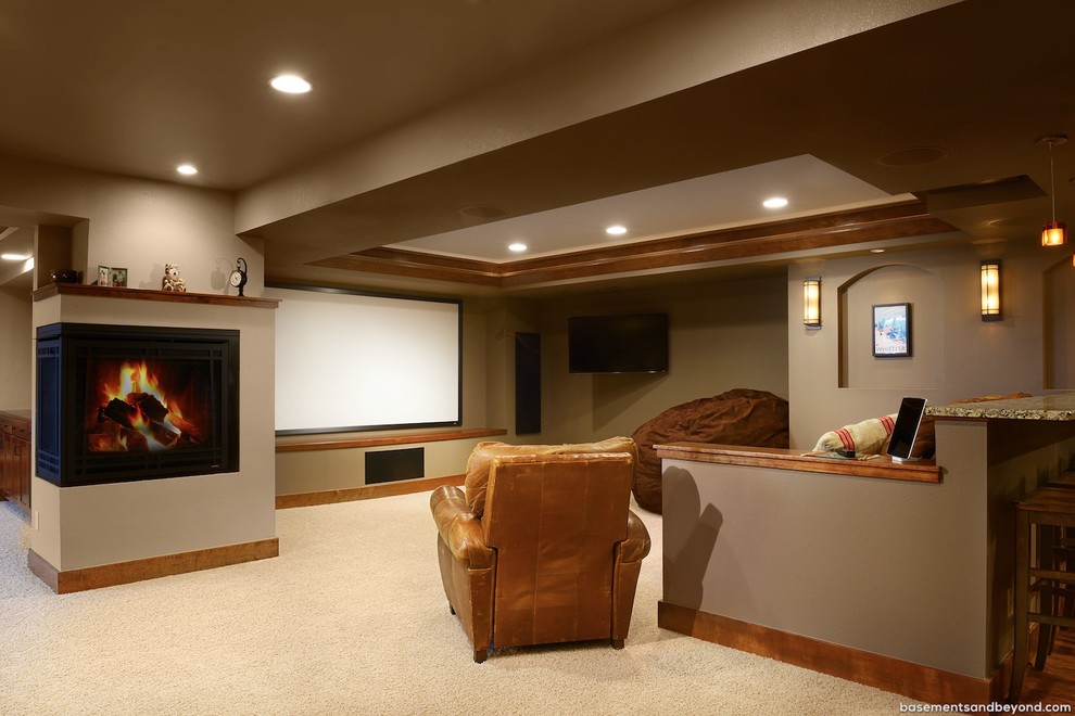 Lafayette Grand Basement - Contemporary - Basement - Denver - by ...