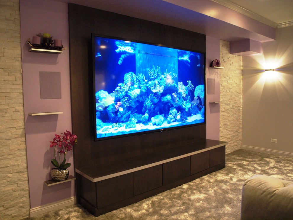 Lake Forest Basement Remodel - By Leslie Lee at Normandy Remodeling ...