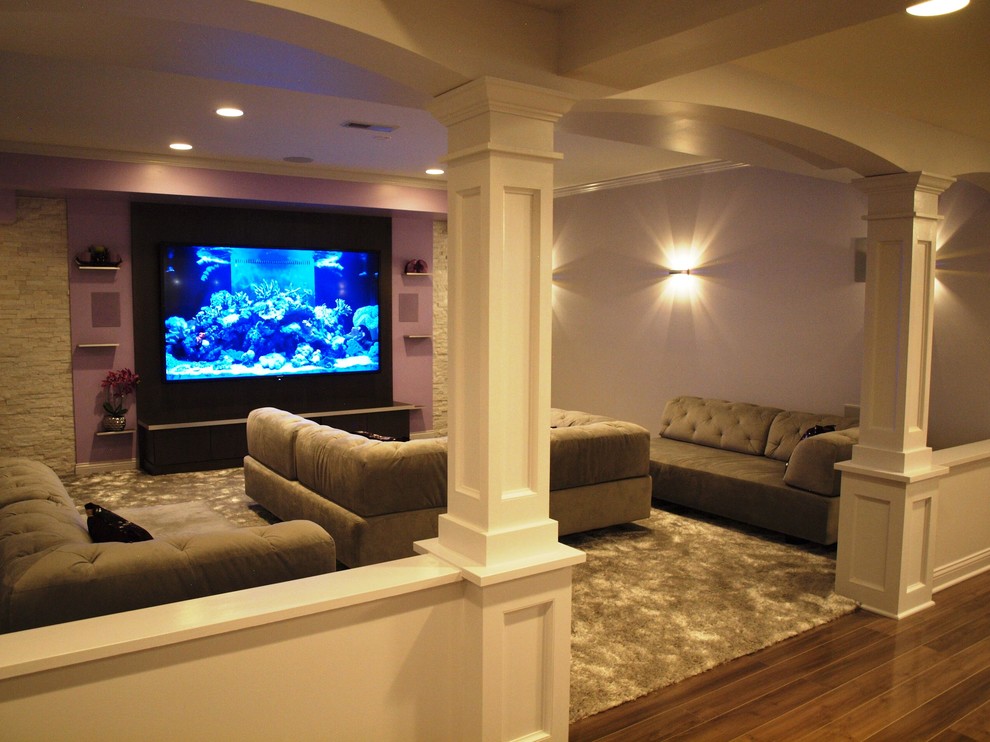 Lake Forest Basement Remodel - By Leslie Lee at Normandy Remodeling ...