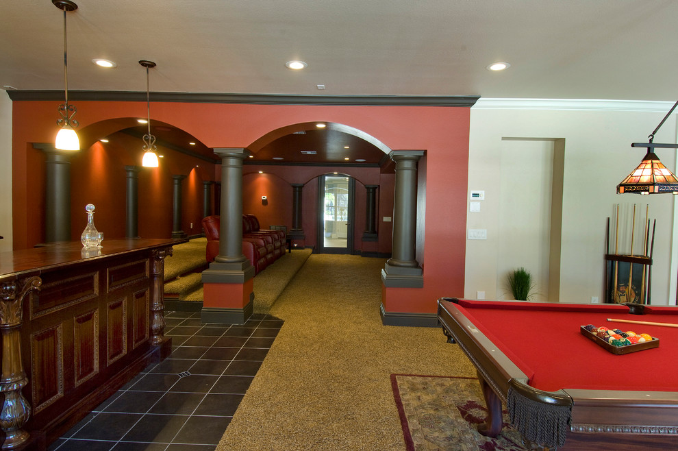 Lake Keystone Estate - Traditional - Basement - Tampa - by Gray Family ...