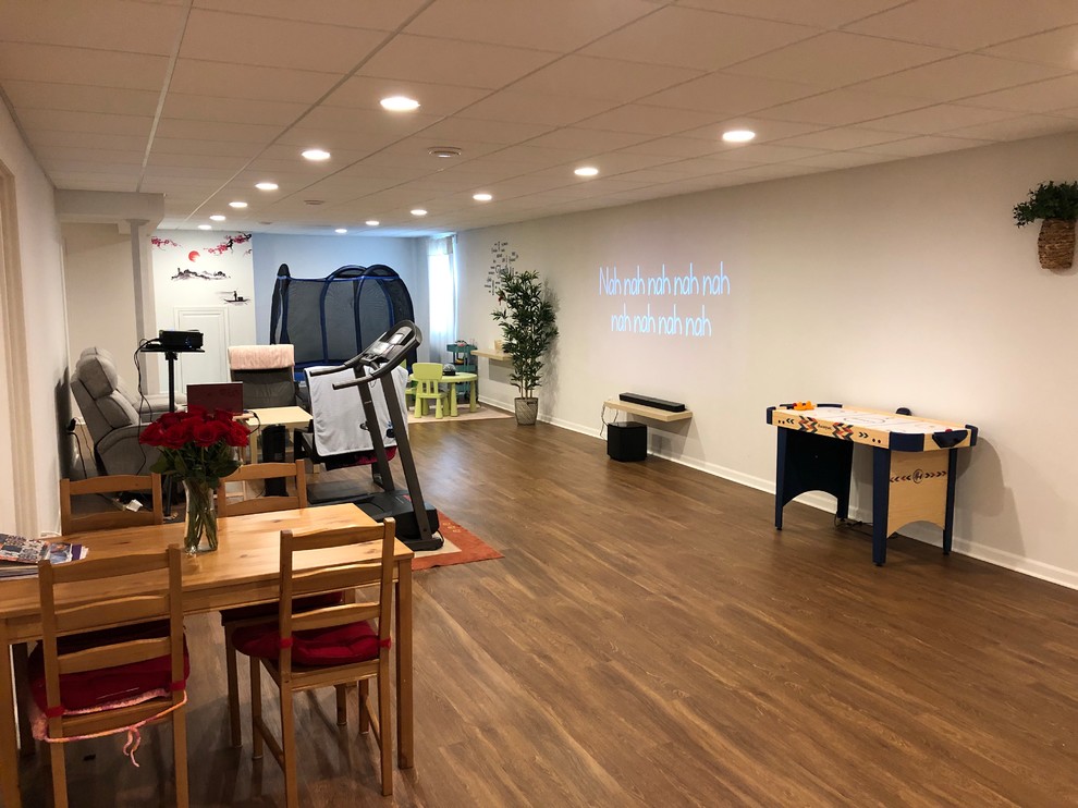 Lake Orion, MI - Eclectic - Basement - Detroit - by Matrix Basement ...