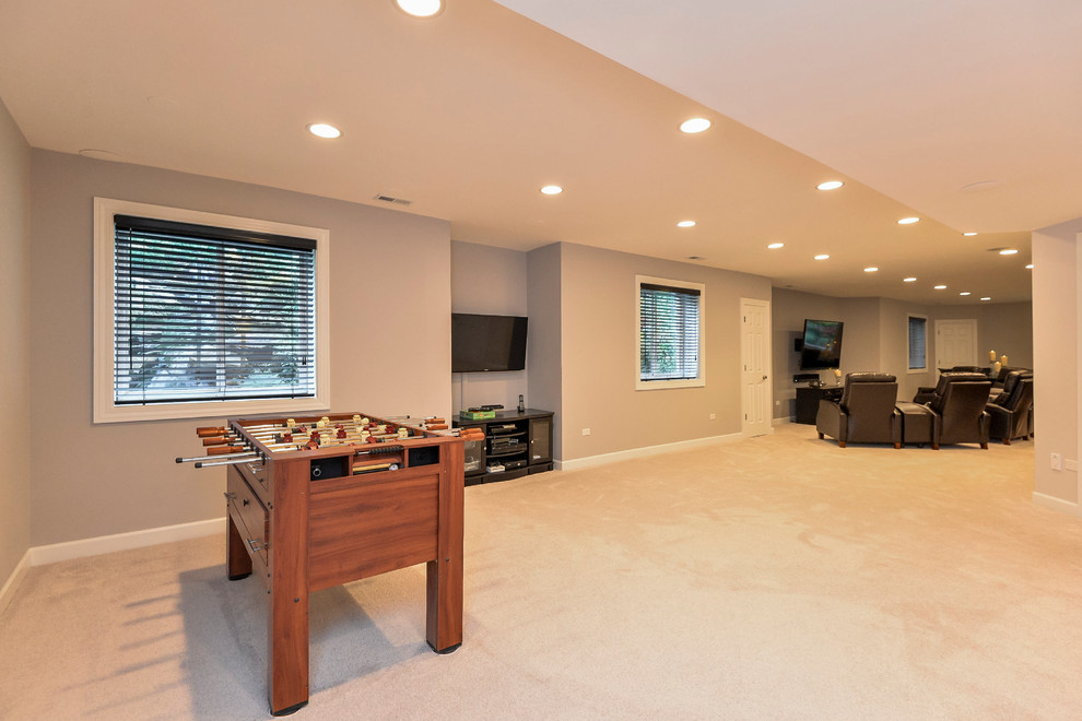 Lake Zurich - Moderne - Sous-sol - Chicago - par Matrix Home Solutions ...