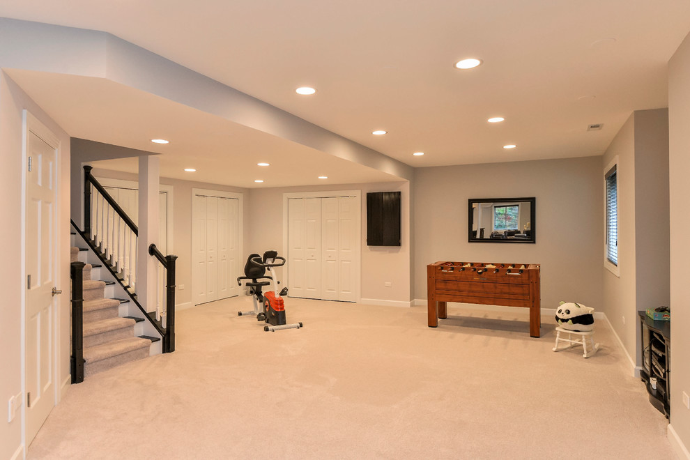 Lake Zurich - Modern - Basement - Chicago - by Matrix Home Solutions ...