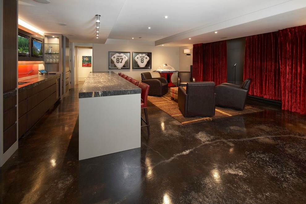 Lakeview - Craftsman - Basement - Calgary - by John Haddon Design | Houzz