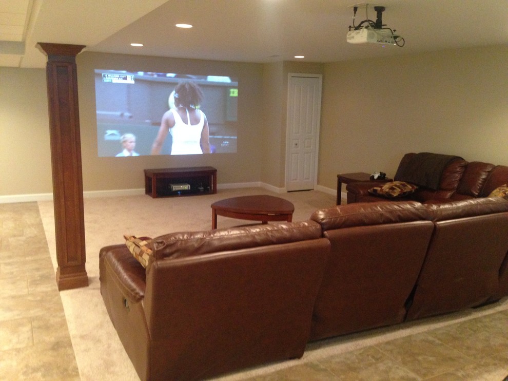 Lakewood Basement - Modern - Keller - Detroit - von Advanced ...