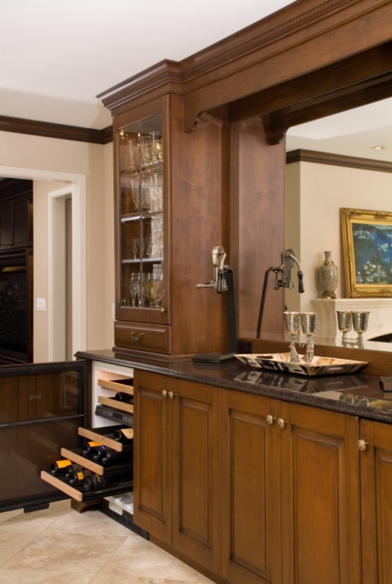 Large Scale Renovation to a Basement - Traditional - Basement - Chicago ...