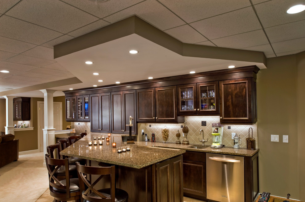 LaTour Manor - Traditional - Basement - New York - by Boardwalk Design ...