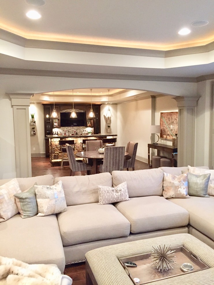 Laural Spring Basement - Transitional - Basement - Atlanta - by RH ...