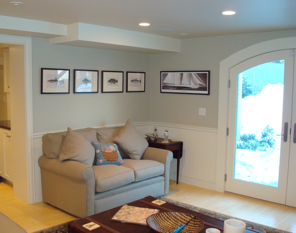 LC Basement / Garage remodel - Traditional - Basement - Providence - by ...