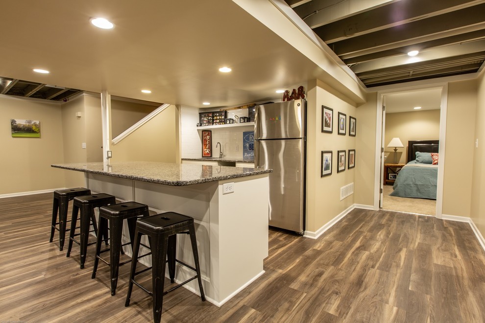 Leawood Basement - Transitional - Basement - Kansas City - by Stumpff ...