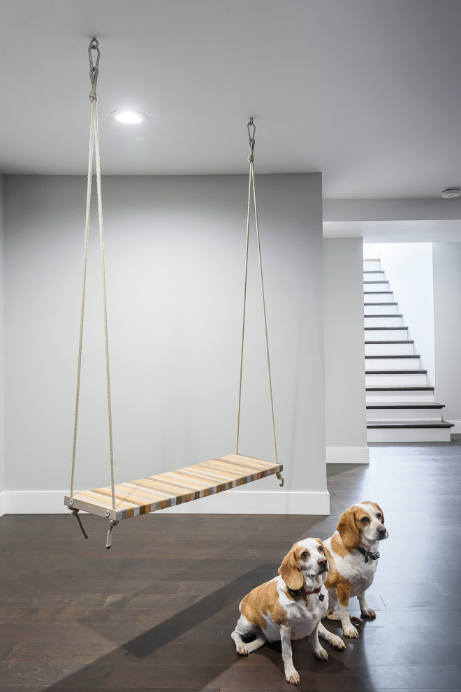 Log Cabin Ct. Basement - Basement - St Louis - by LU Design Build | Houzz