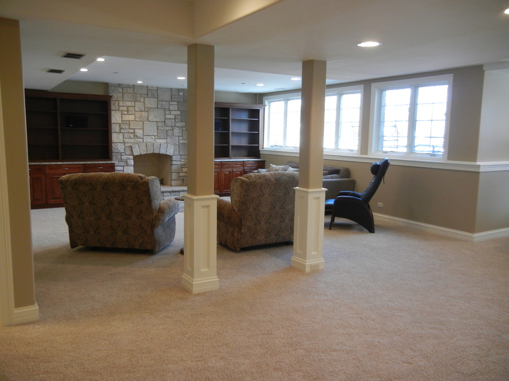 Long Grove - Traditional - Basement - Chicago - by Function Basement ...