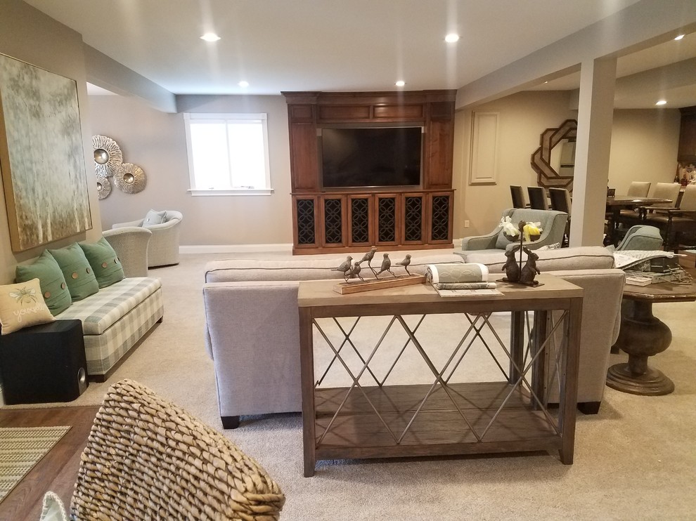 Lower Level Living Spaces - Basement - Cincinnati - by Sacksteder's ...